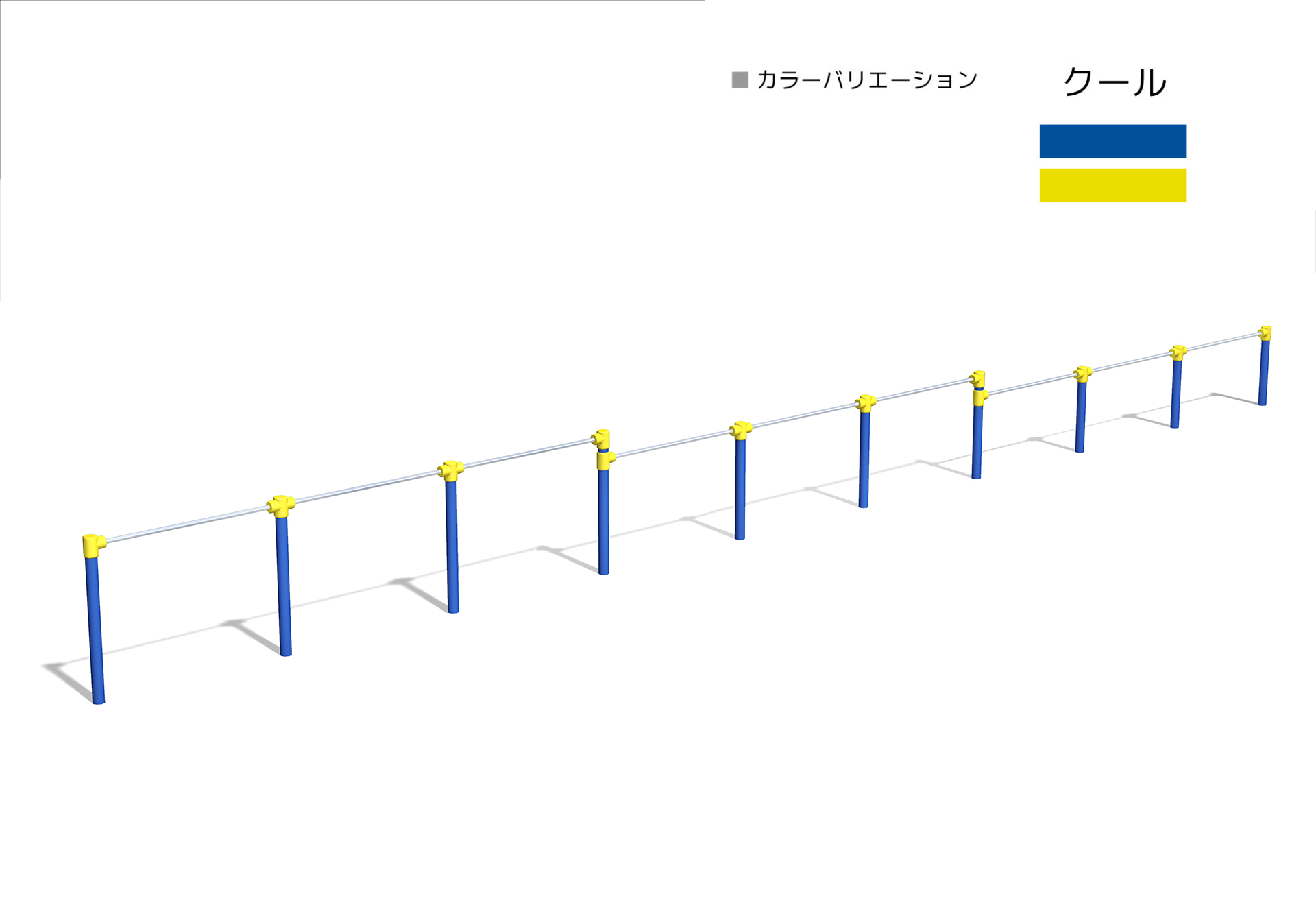 OT1-TE-4500 低鉄棒スパン [W=1.8m] | 大久保体器株式会社