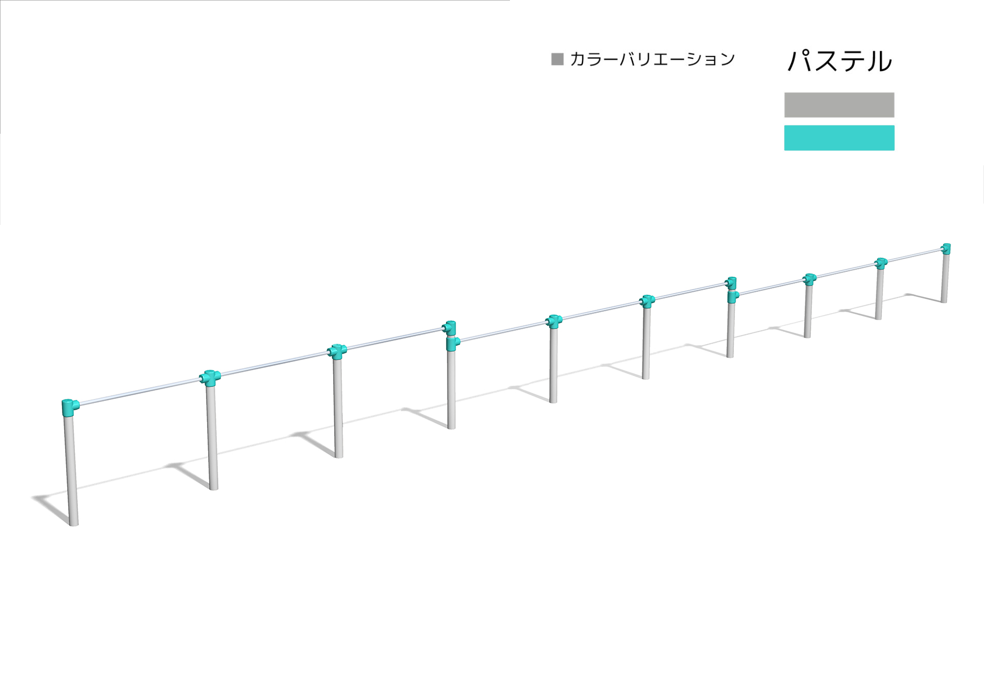 OT1-TE-4500 低鉄棒スパン [W=1.8m] | 大久保体器株式会社